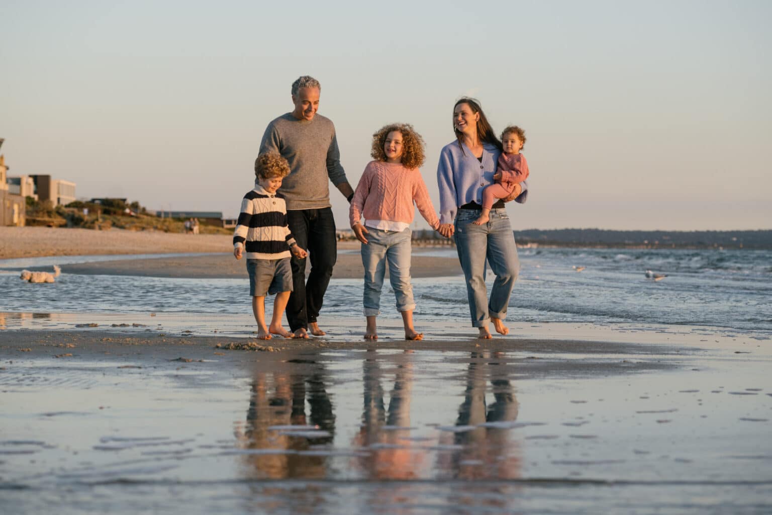 Sunset Beach Session | Aspendale Family Portrait | Photobat - Alan ...